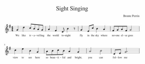 Sight Singing | The Music Room 2