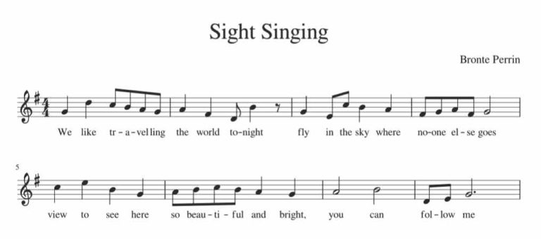 Sight Singing | The Music Room 2
